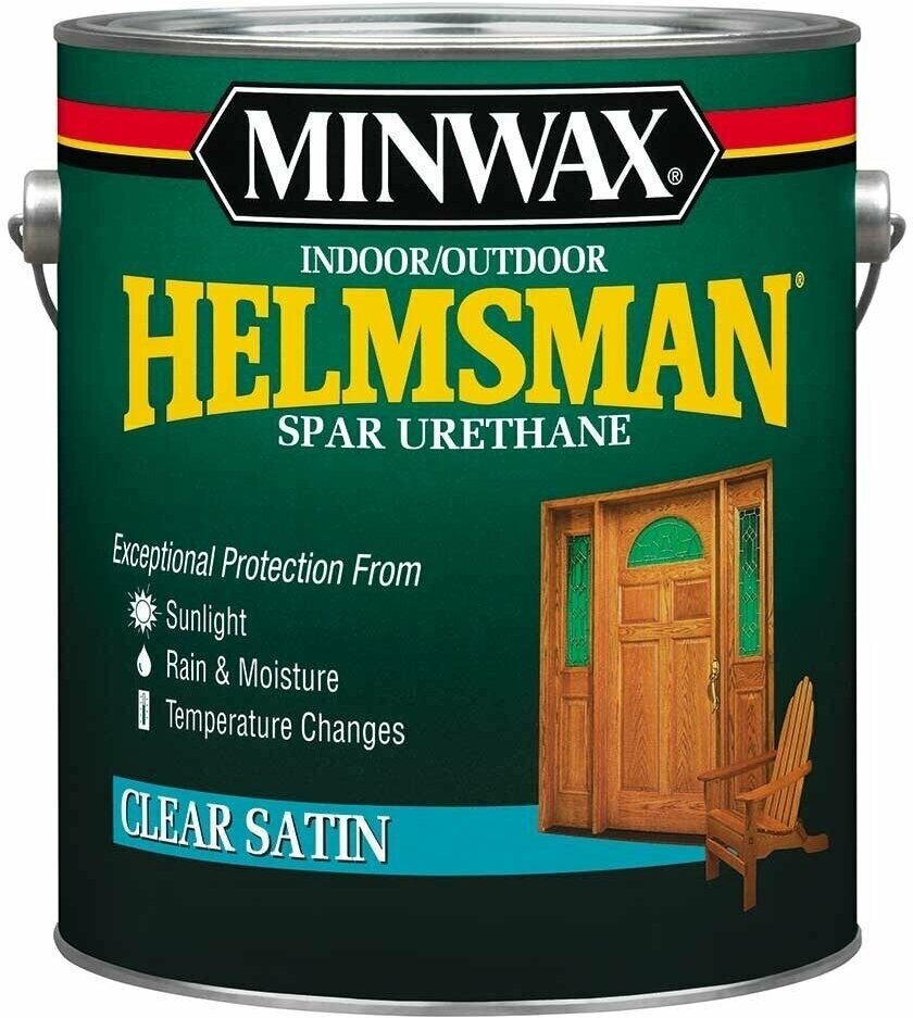 Уретановый лак для наружных и внутренних работ Minwax Helmsman Spar Urethane 3,78 л Полуглянцевый 13210
