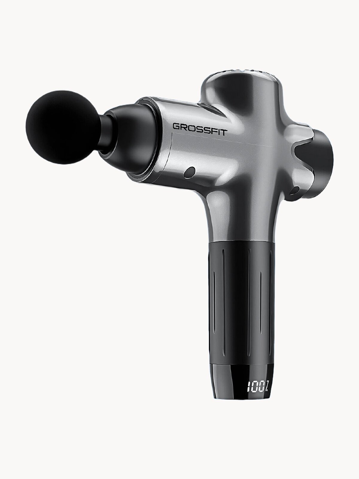 Перкуссионный массажер GrossFit Recovery R-8 PRO/ Беспроводной массажный пистолет/ Для тела, спины, шеи и плеч, ног