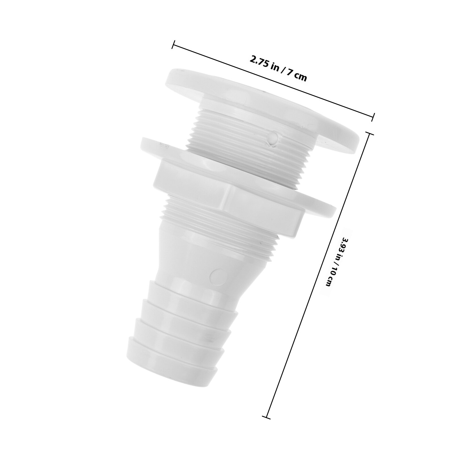 Thru Hull Фитинг Из Абс Пластика Для Лодок И Яхт Размер 10.00X7.00X7.00Cm