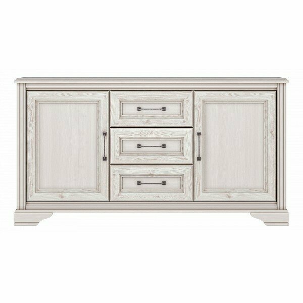 Тумба BlackRedWhite Стилиус B169-KOM2D3S