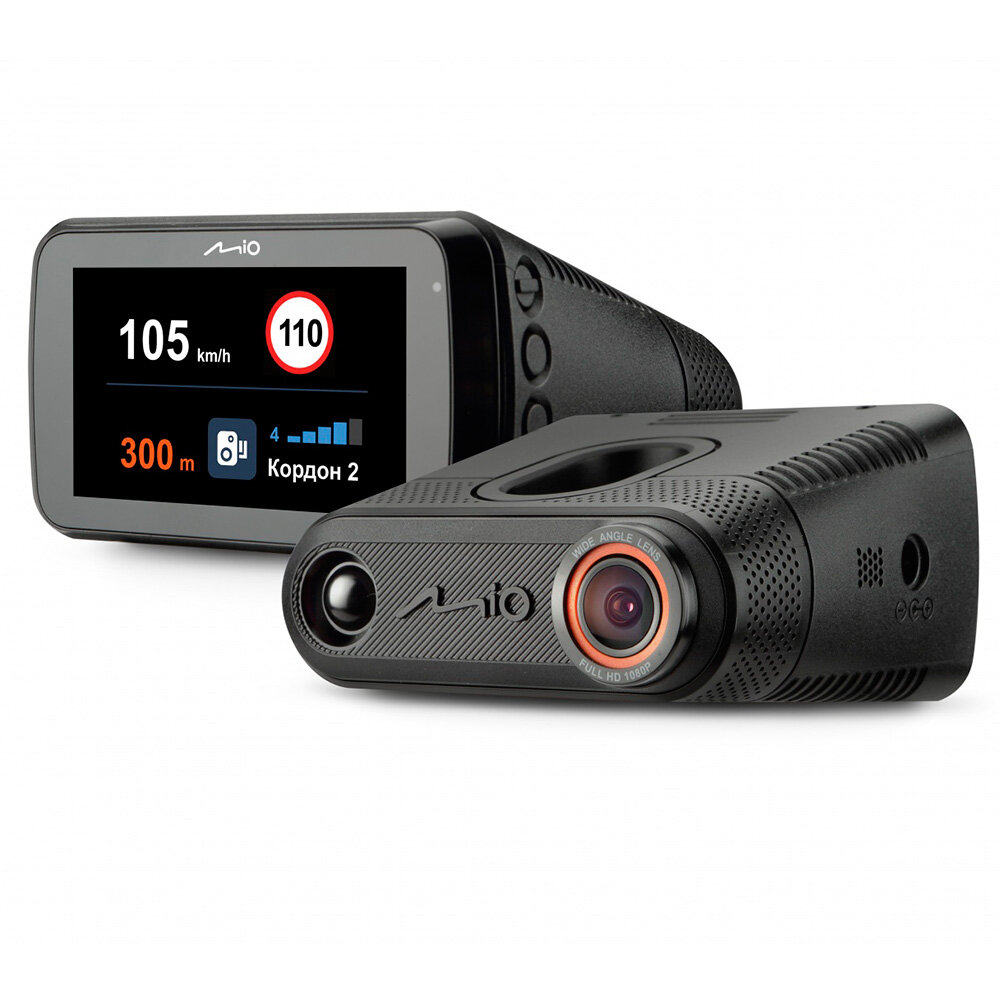 Видеорегистратор с радар-детектором Mio MiVue i85 1080x1920 1080p 100gd. AIT 8328 MIVUE-i85