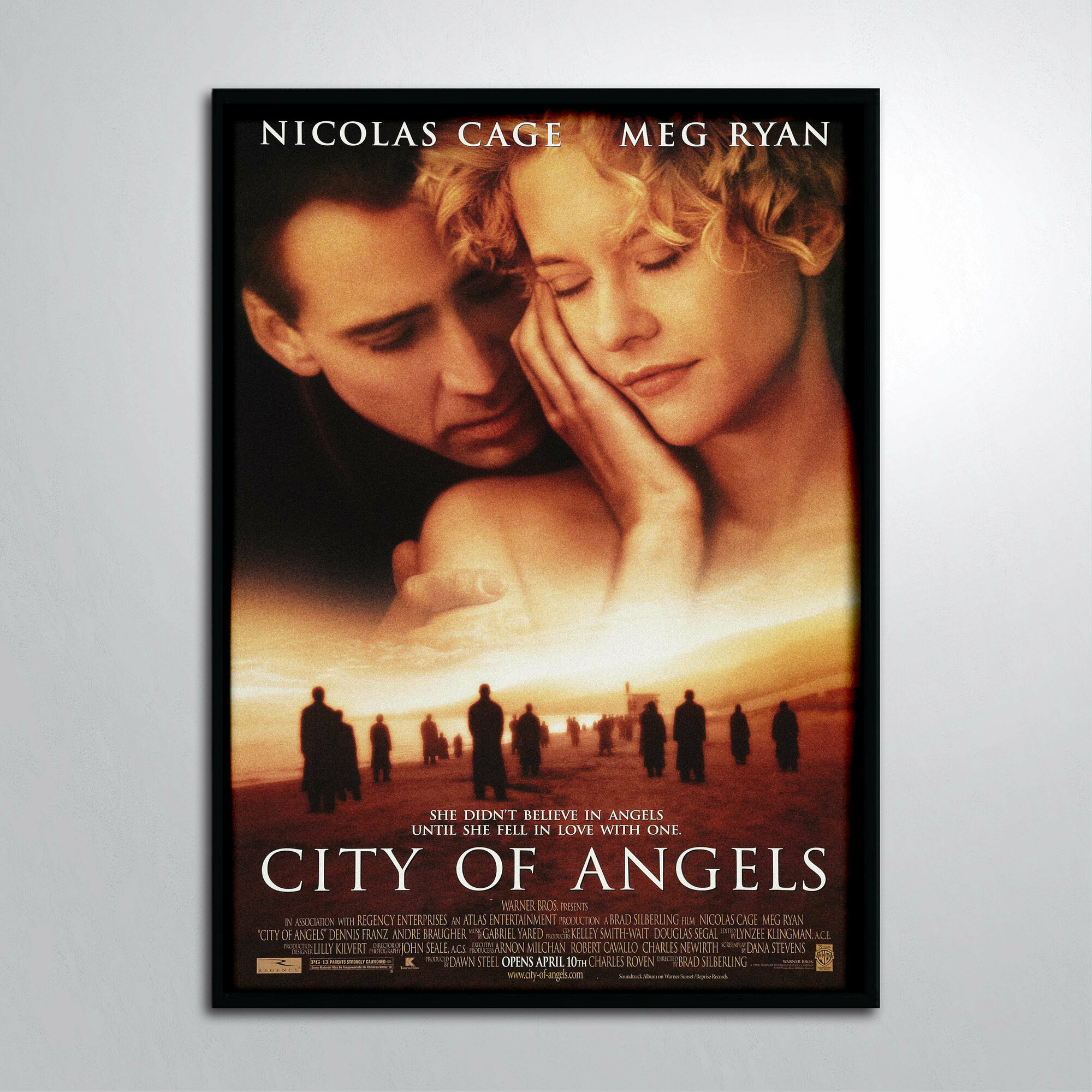 Постер без рамы/Город ангелов Николас Кейдж Мег Райан City of Angels (А2/420х594)