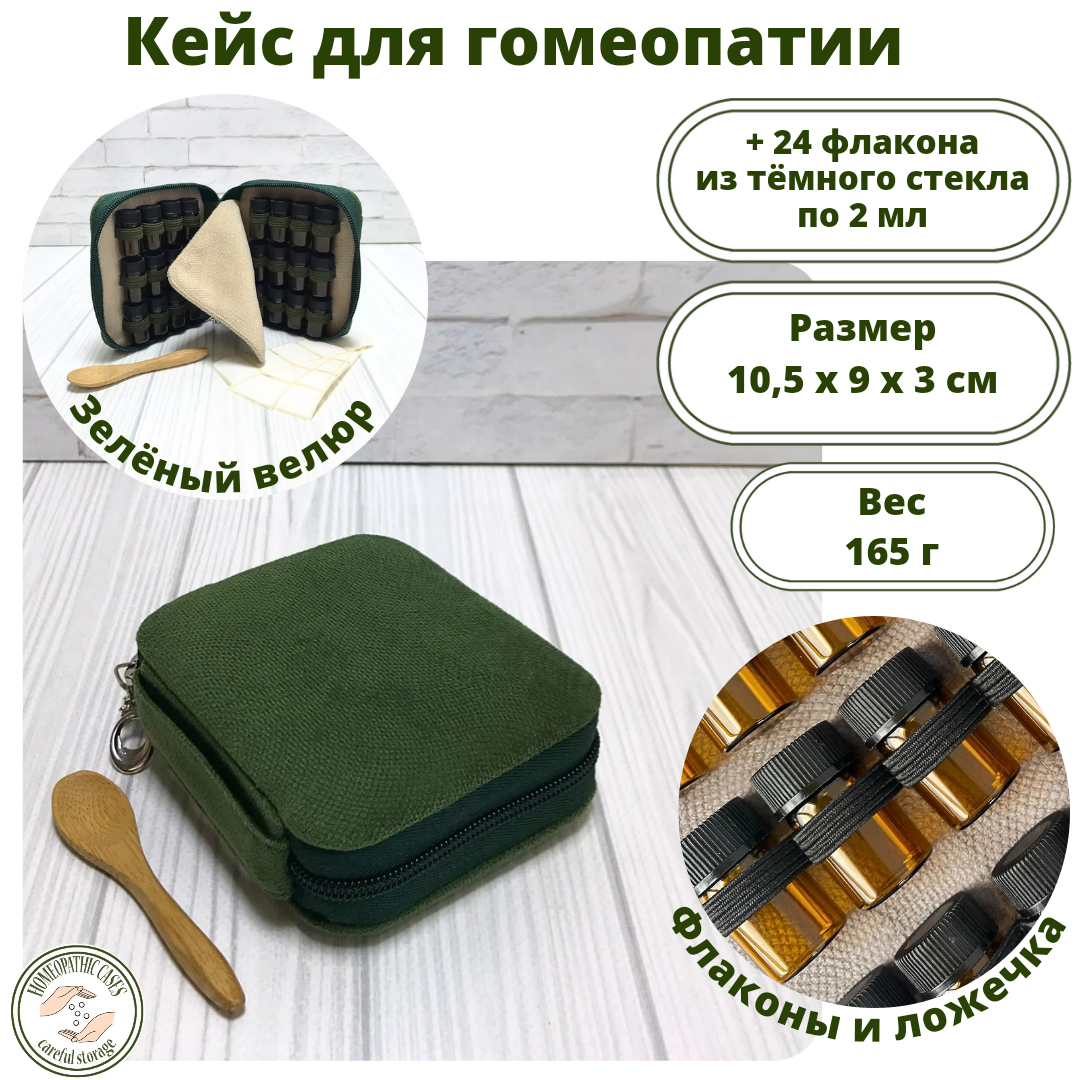 Гомеопатическая аптечка для хранения препаратов на 24 флакона по 2 мл