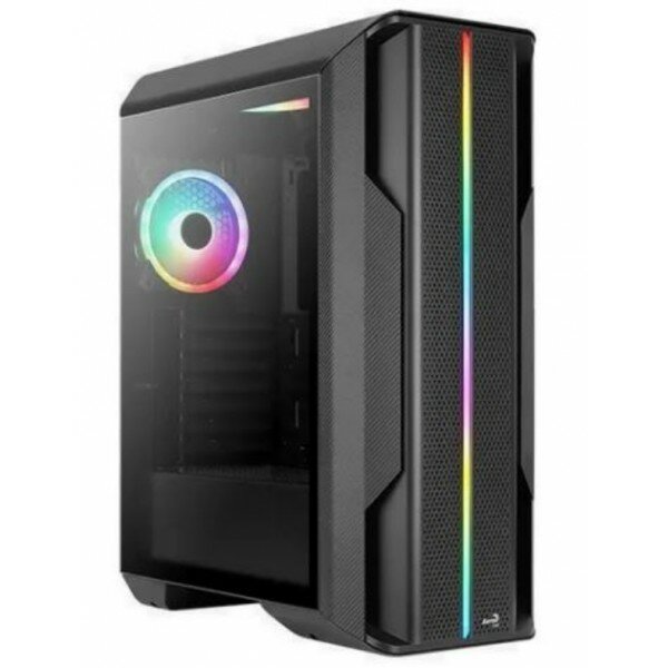 Компьютерный корпус Aerocool/Formula Splinter Duo-G-BK-v1 черный без БП mATX 2x120мм 2xUSB3.0 audio