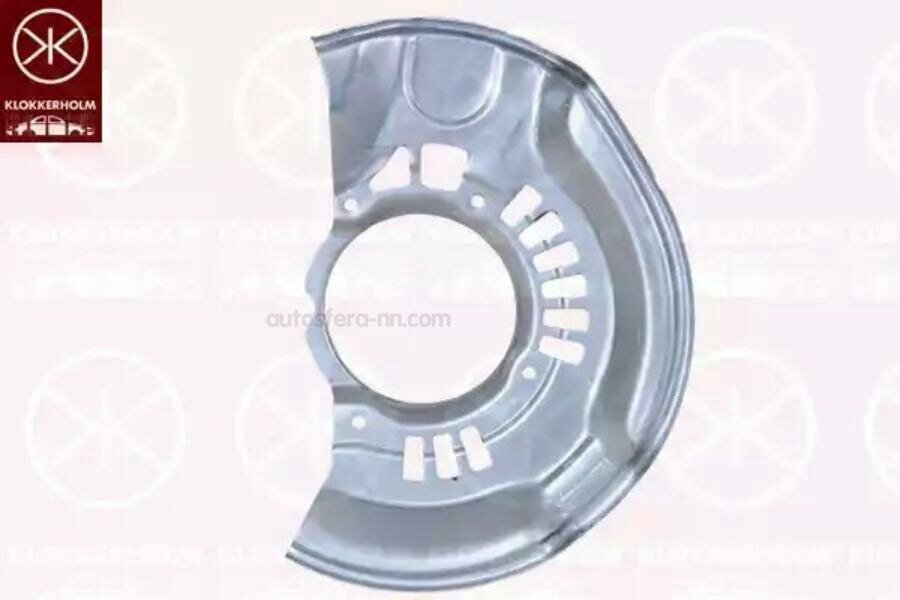 KLOKKERHOLM 8163377 Кожух тормозного диска передн лев TOYOTA - Avensis Verso (AC) 01-, TOYOTA: AVENSIS (II), 03-09, TOYOTA: CAMRY (XV30), 01-07