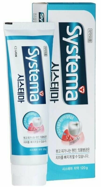 Lion Зубная паста Systema Toothpaste Icemint Alpha, 120g