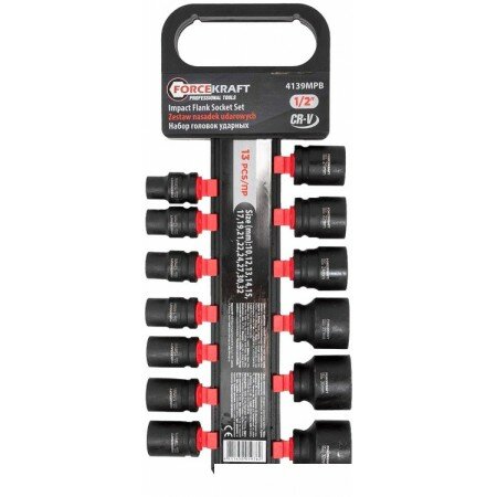 Набор головок слесарных ForceKraft FK-4139MPB