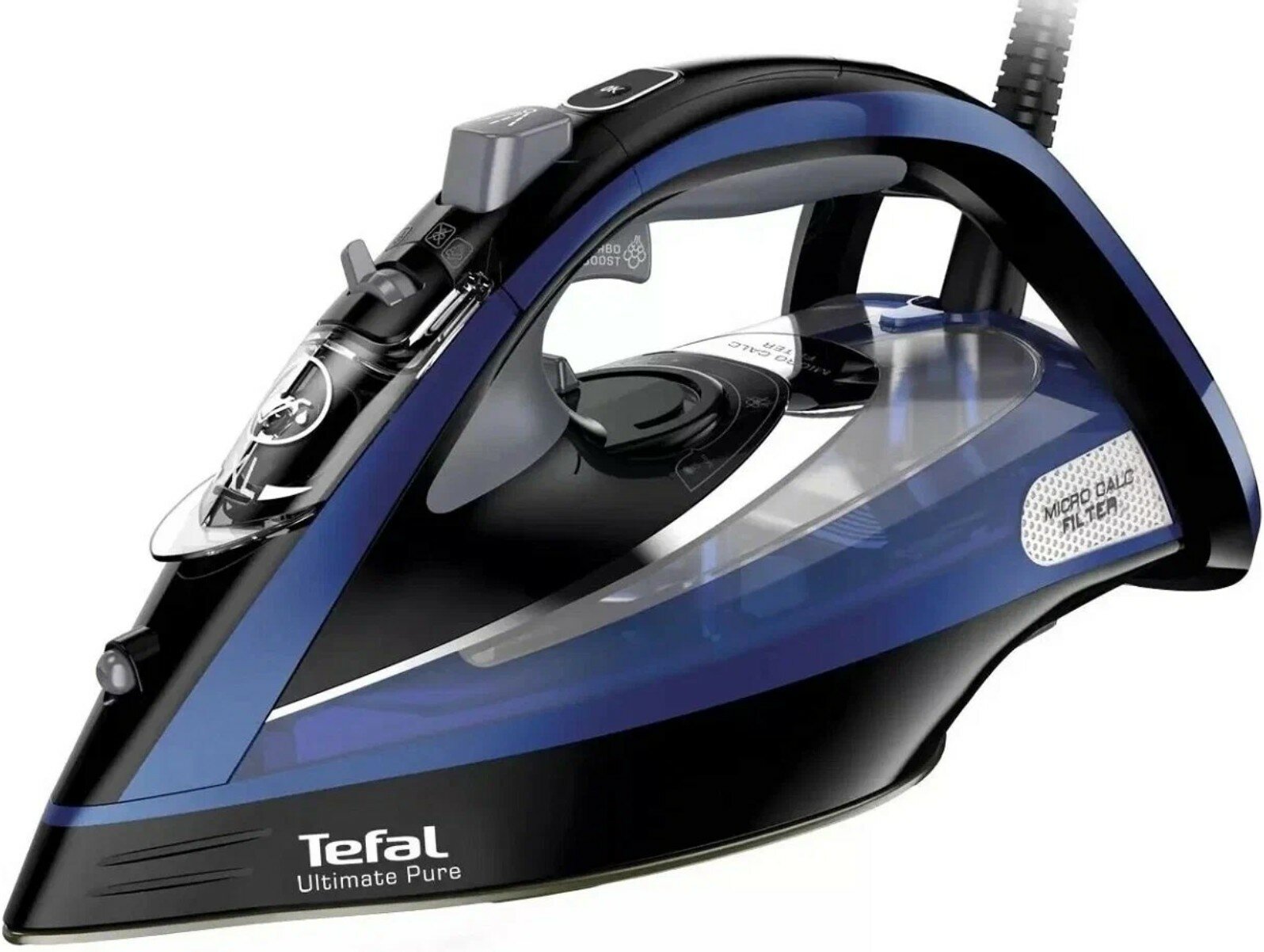 Утюг Tefal Ultimate FV9848E, паровой удар 260г/мин, металлокерамическое покрытие