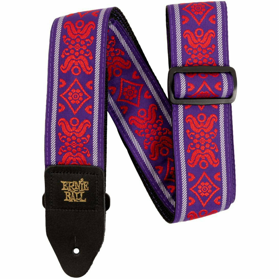 Ernie Ball 5330 Jacquard Royal Flush Red Ремень для гитары, полипропиленовый.