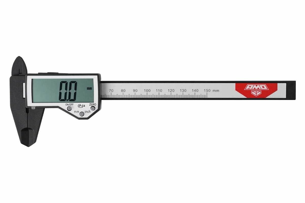 AMO электронный штангенциркуль SLP-150 855504 с цифровым дисплеем и высокой точностью