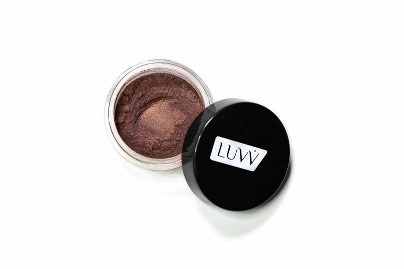 Тени LUVV перламутровые минеральные золотисто-терракотовые, 1,5гр