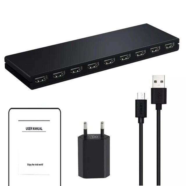 HDMI разветвитель 1x8 4K EU power supply