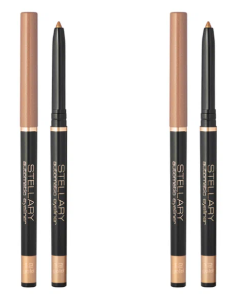 Автоматический карандаш для глаз Stellary Automatic eyeliner, тон 12 Gold, 0,28 г, 2 шт