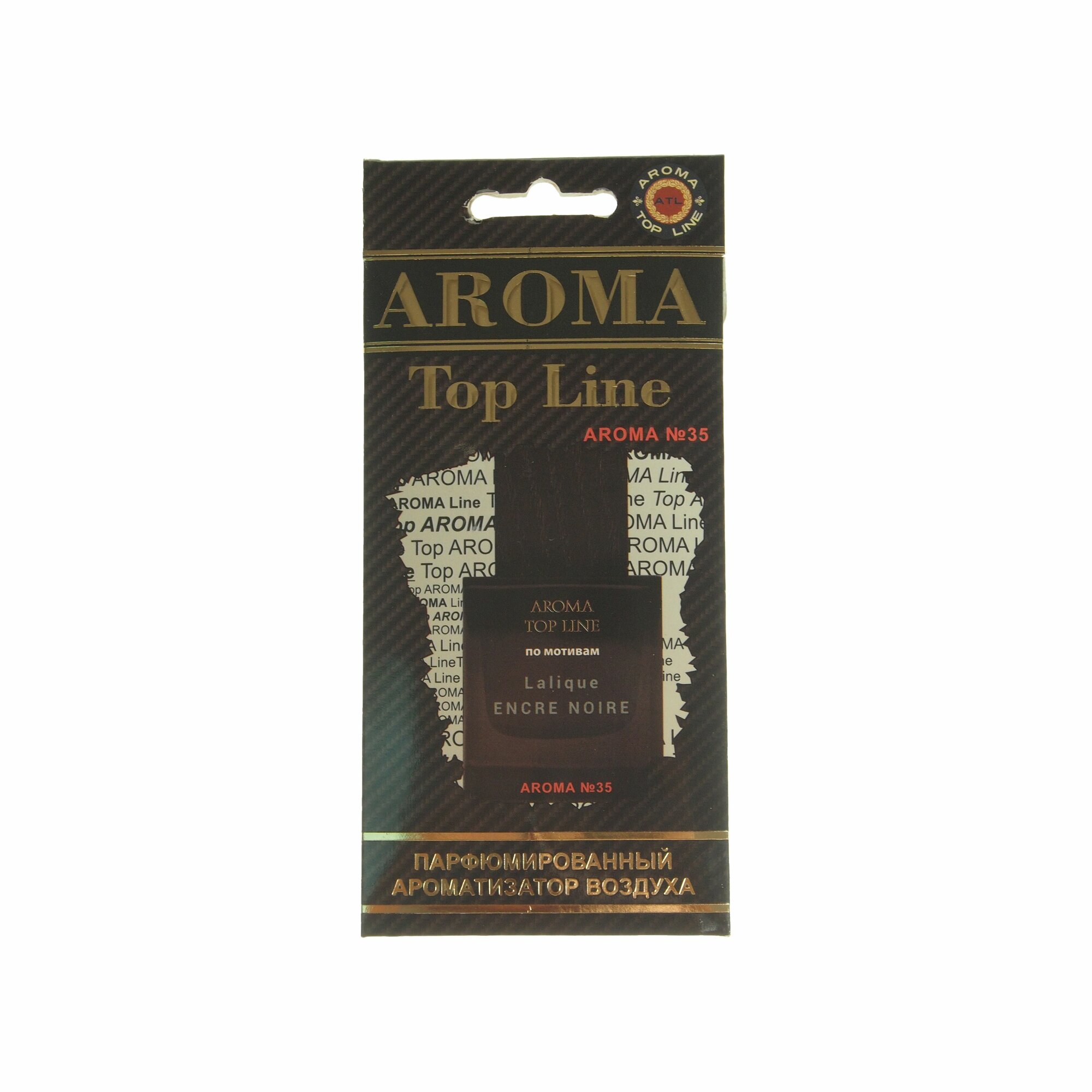 Ароматизатор воздуха ATL-35377 №35 Lalique Encre Noire пластинка Top Line