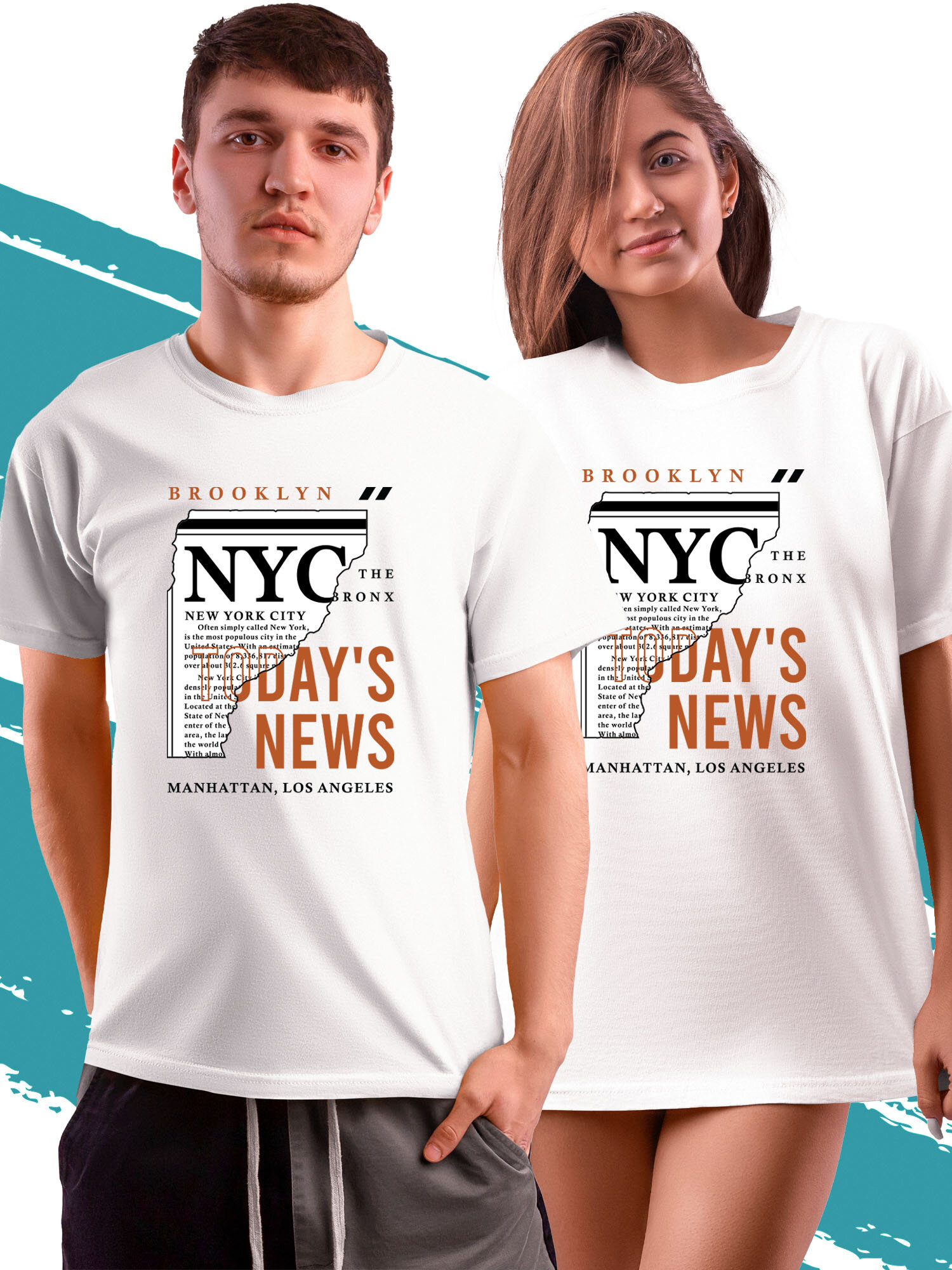 Футболка Нью Йорк NYC New York США USA Бруклин