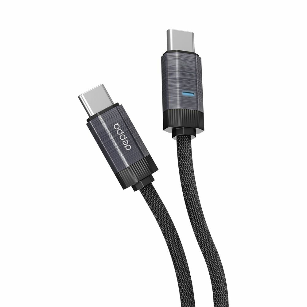 Кабель для телефона USB Type-C быстрая зарядка, 1.2м, 60Вт, Deppa 72539-OZ/ Без заводской упаковки