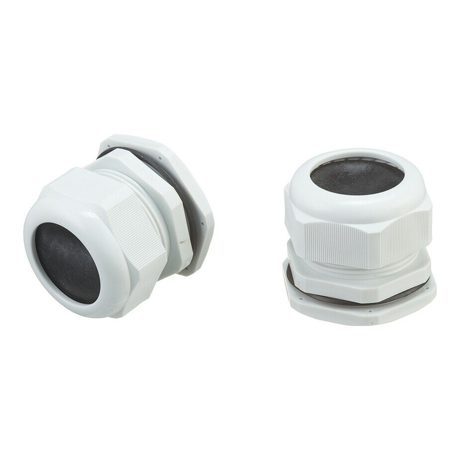 Сальник PG 48 для кабеля диаметром 37-44 мм IP54 пластиковый серый (20 шт.)