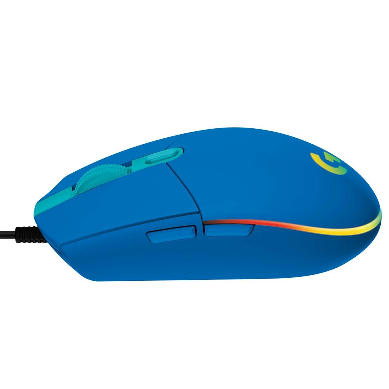 Мышь Logitech G102 LightSync, 8000 DPI, RGB подсветка, синий (910-005810) — фото 1