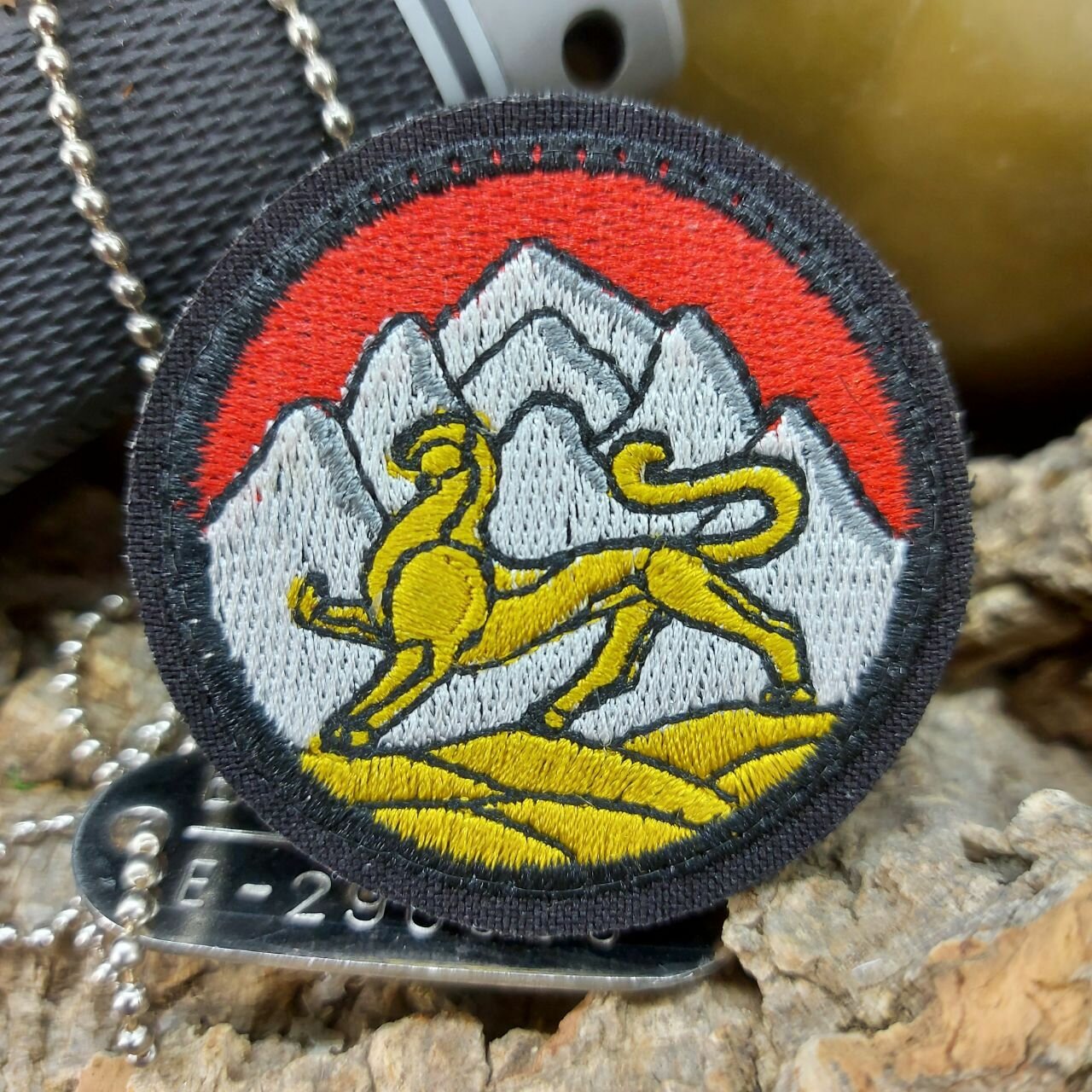 Нашивка-патч барс южная осетия D-5,4