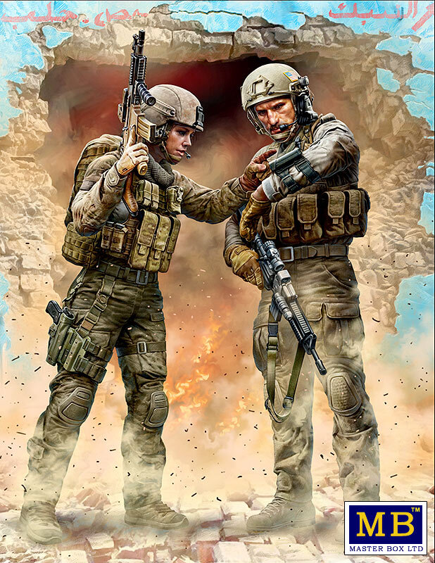 Сборные миниатюры Наш маршрут изменён! Серия Современные войны Набор №1 (1/24