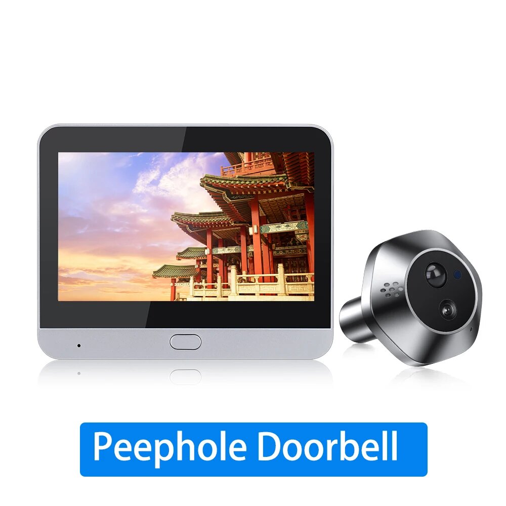 Дверной звонок с видео WSDCAM, wifi doorbell