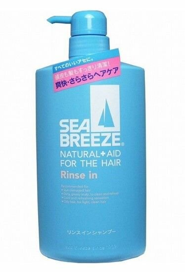 FINETODAY Шампунь и кондиционер от перхоти (2 в 1) для жирной кожи головы и всех типов волос Sea Breeze Rinse In, 600 мл