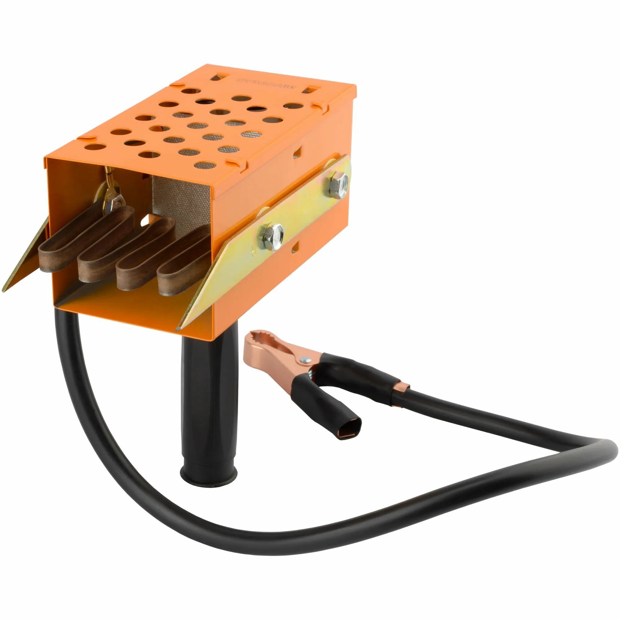 Тестер автомобильный для АКБ 190А, 6/12В / Нагрузочная вилка для аккумуляторов "Автоdело" 40602