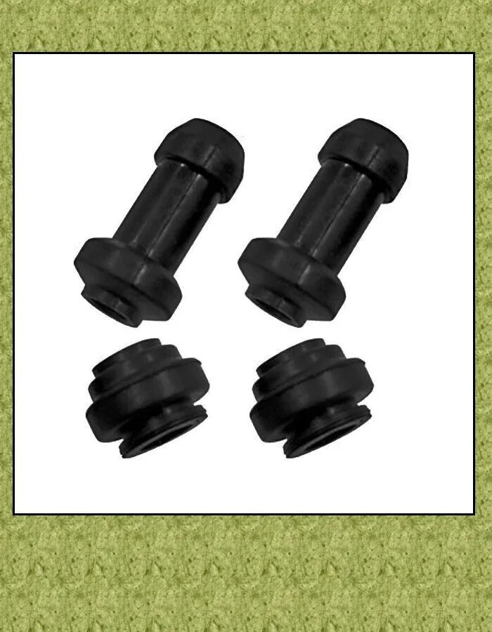 Тормоз мотоцикла верхний нижний суппорт амортизационная втулка резиновая водонепроницаемая крышка пылезащитная, комплект 2шт.