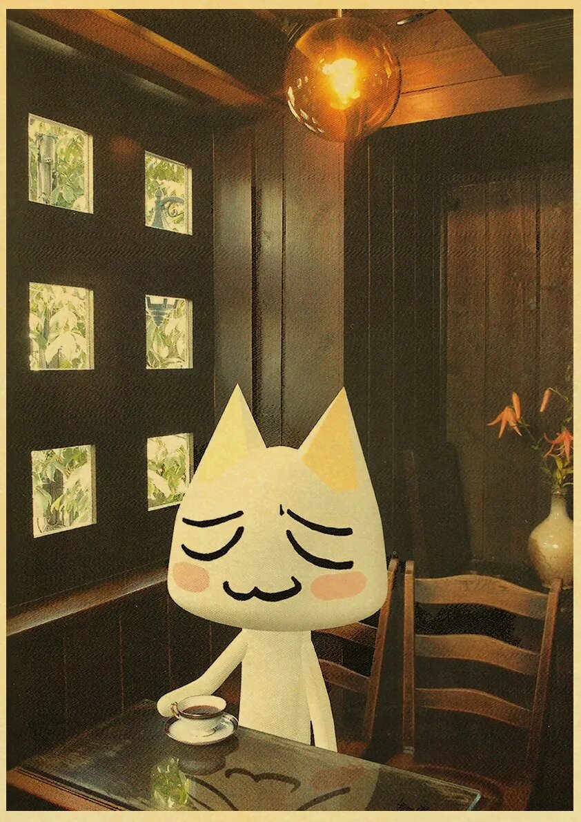 3D-постер Inoue toro Cat snapseed