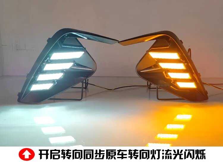 Динамические автомобильные аксессуары, бампер KMC, фара JAC A5, дневная фара JMC JiaYue jac, светодиодная противотуманная фара JAC A5, фара white yellow