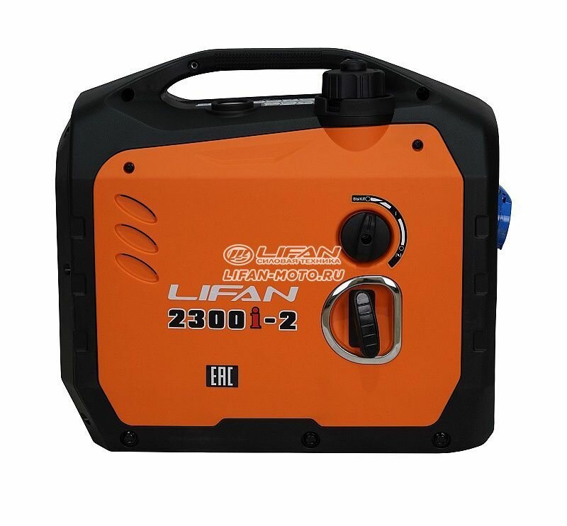Генератор Lifan 2300i-2 инверторный, номинальная мощность 1,8 кВт, 220В
