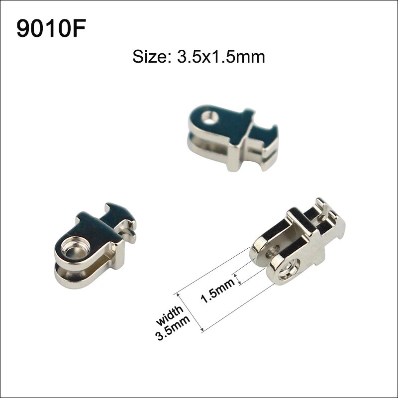 Петли для очков 9010F 3.5x1.5mm