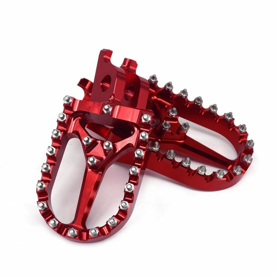 Подножки Для Honda Cr125/250 Crf250R/X Crf450R/X Crf250L/M Внедорожный Байк Для Мотокросса (Красный)