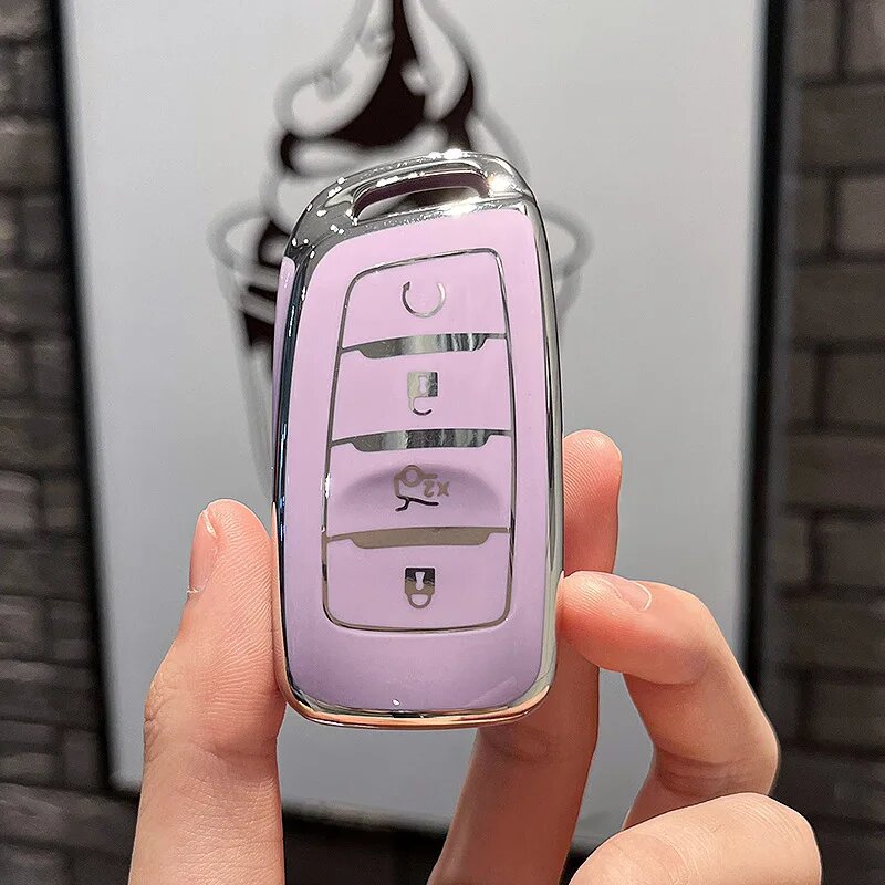 Чехол для ключа Changan CS85 CS35 plus Purple Key Cover