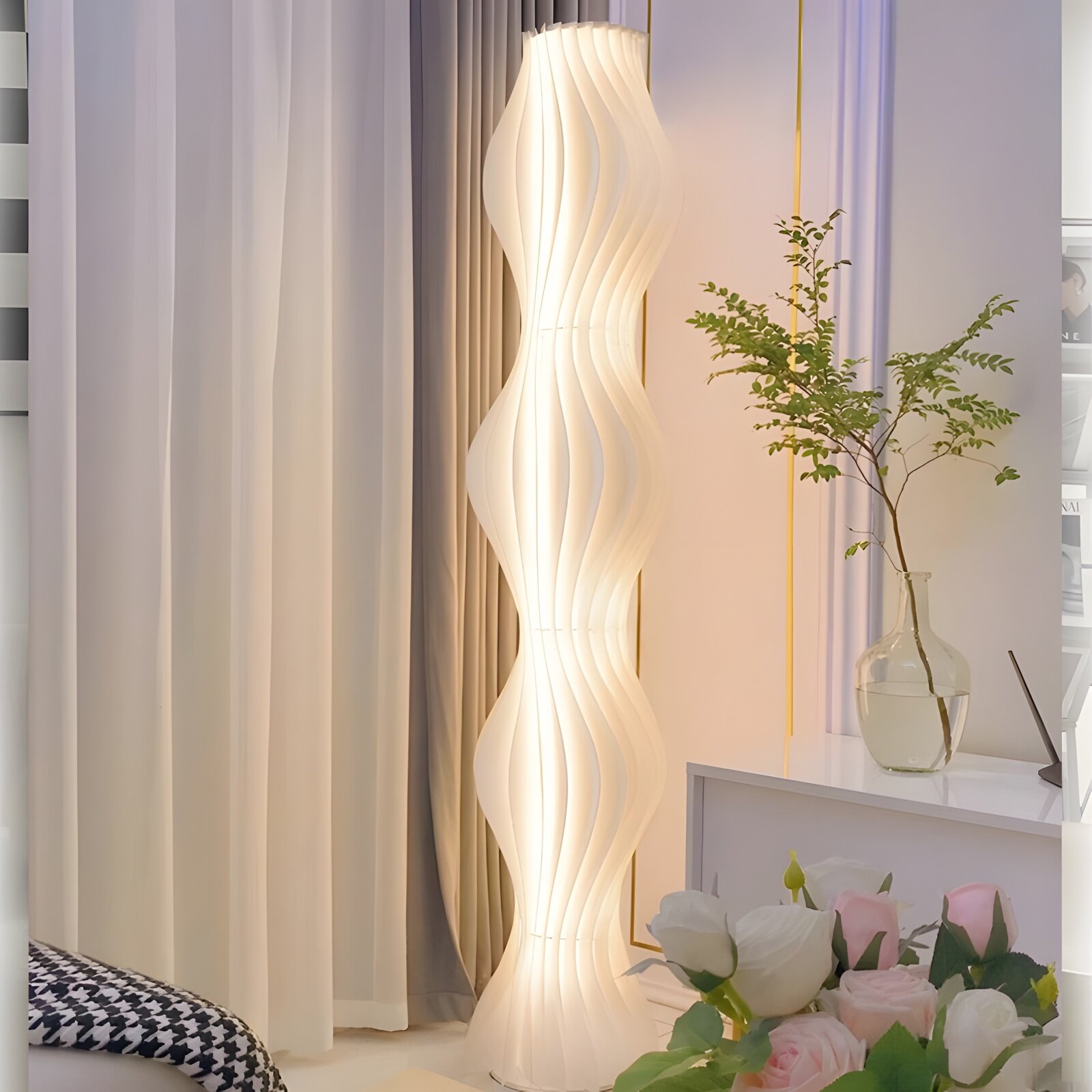 Напольный светильник "Skirt", LED, 80W, 33 см х 33см х 170см