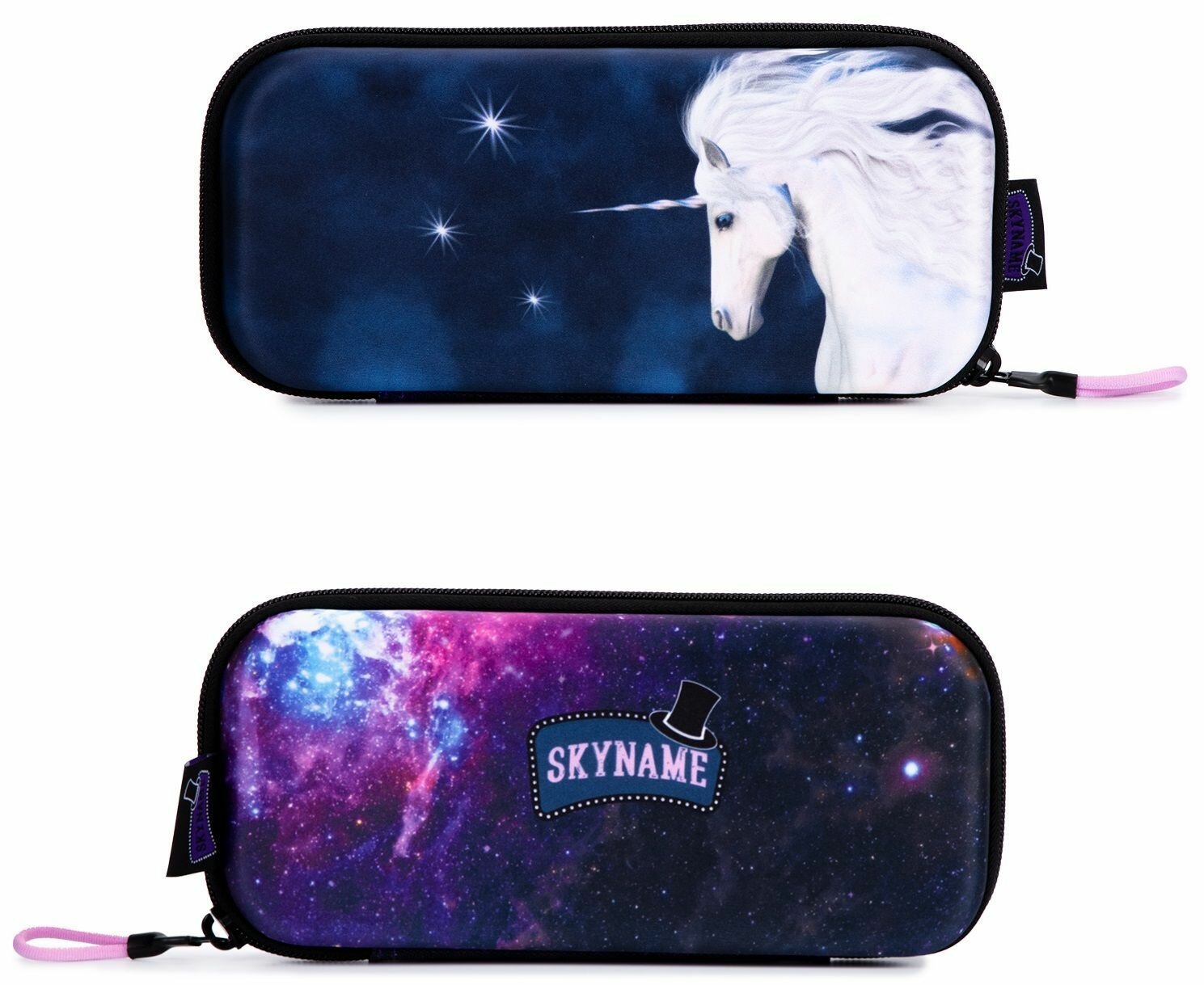 Пенал школьный для девочки жесткий без наполнения SkyName (СкайНейм)