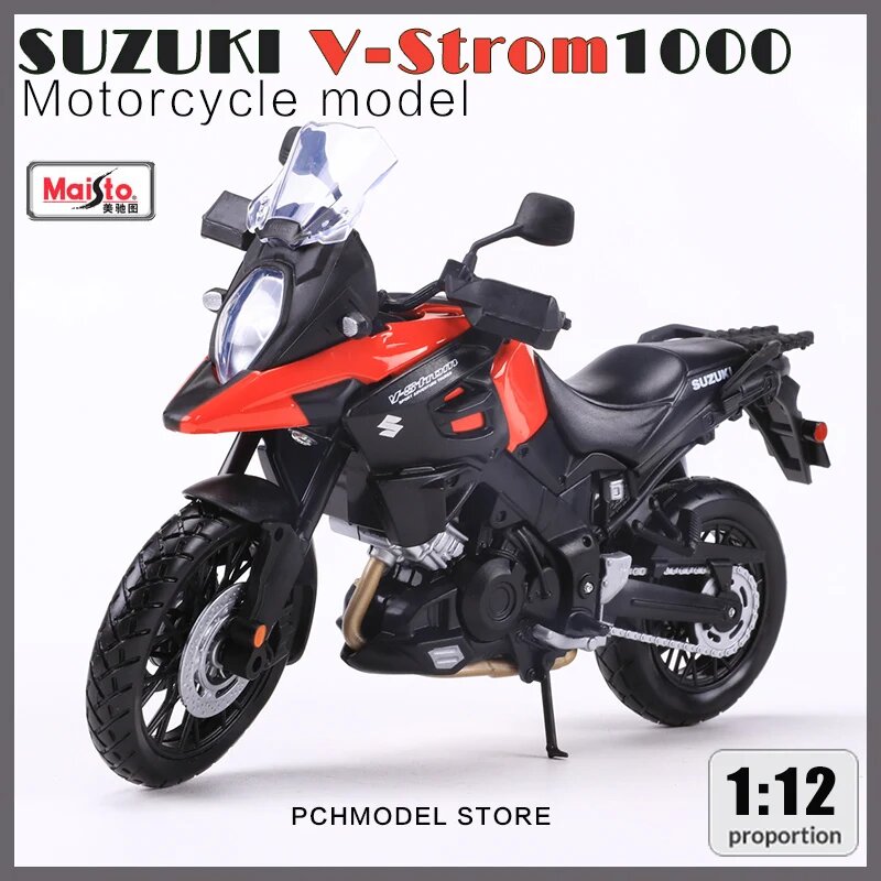 Maisto Suzuki V-Strom 1000 металлическая модель мотоцикла 1:12