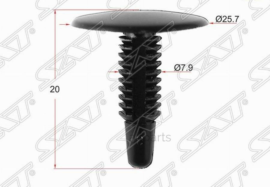 SAT ST-M10739 Клипса (решетки FORD (Продажа по 10шт))