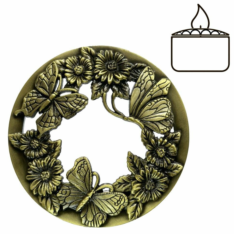 Термостойкая металлическая крышка для свечей