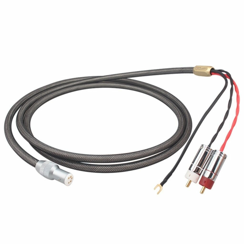 Серебряный кабель тонарма для подключения фонографа