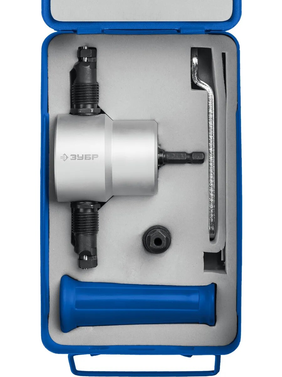 Сверчок, набор в кейсе, насадка-ножницы для реза листового