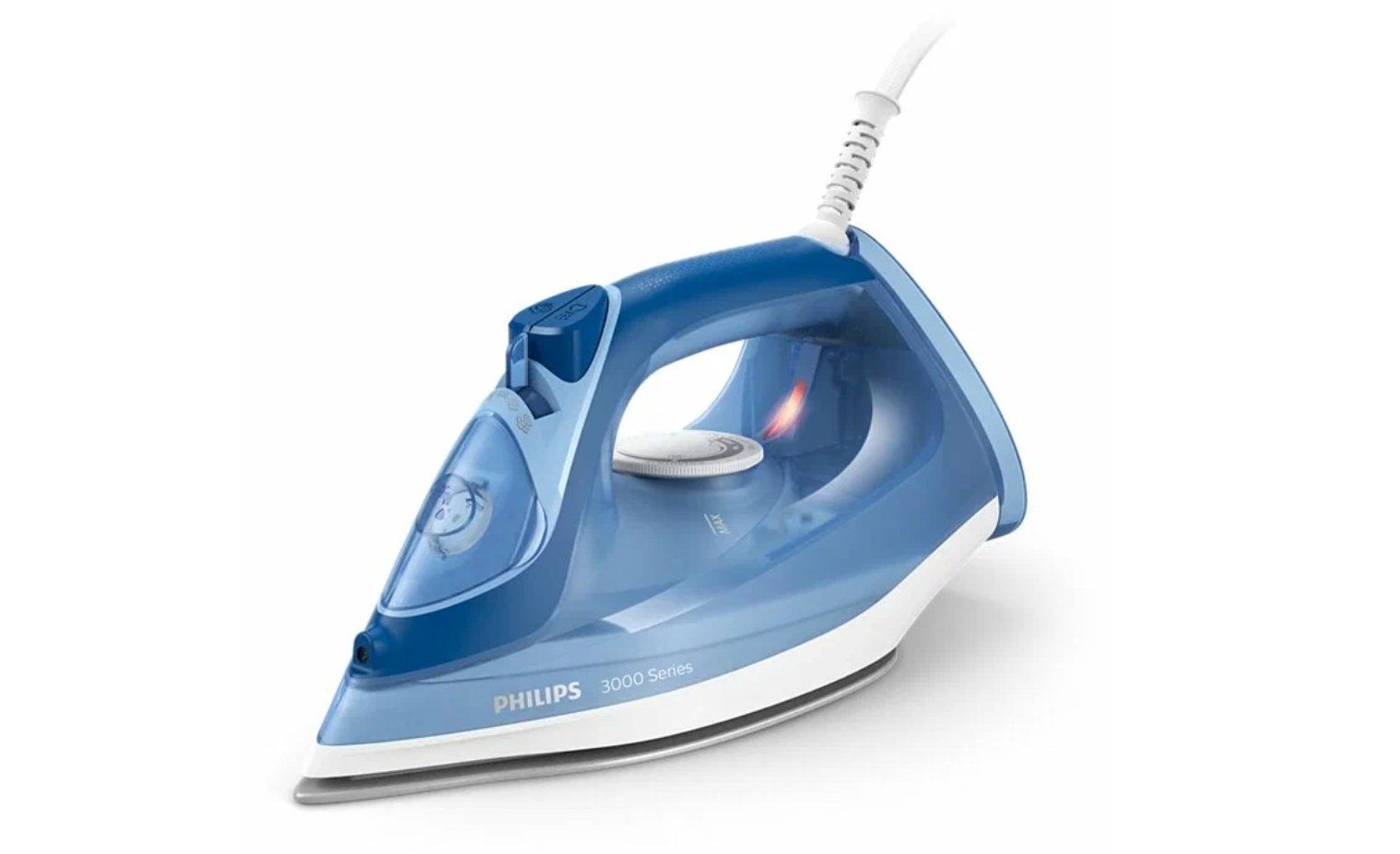 Утюг Philips DST3031/20 RU, мощность 2400Вт, вертикальное отпаривание, синий