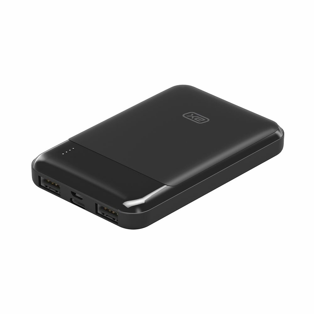 Внешний аккумулятор Type-C, 2xUSB, MicroUSB 5000 мА-ч, 10Вт, черный, AXXA 3459