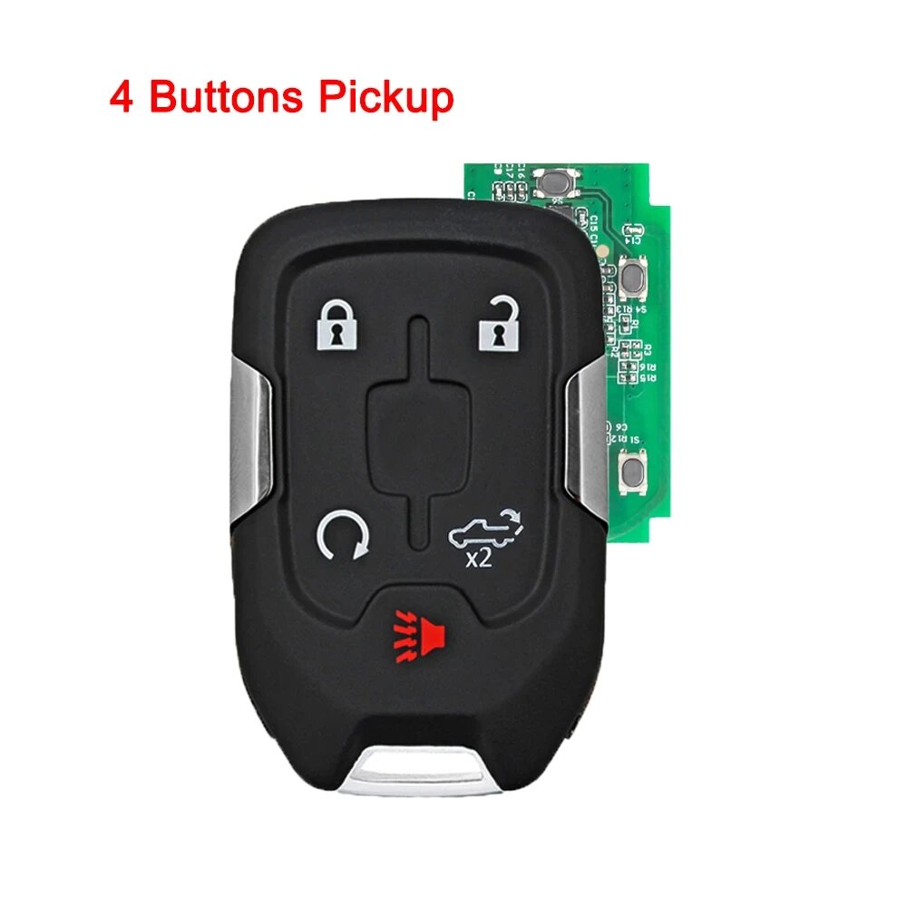 315/433 МГц ID46 чип дистанционный Автомобильный ключ для Chevrolet Tahoe Silverado пригородный Tahoe GMC Sierra надлежащая местность Yukon HYQ1AA/EA 5 Buttons Pickup, 315Mhz