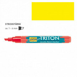 Цитрон художественный акриловый маркер "Solo Goya" Triton" 1-4 мм