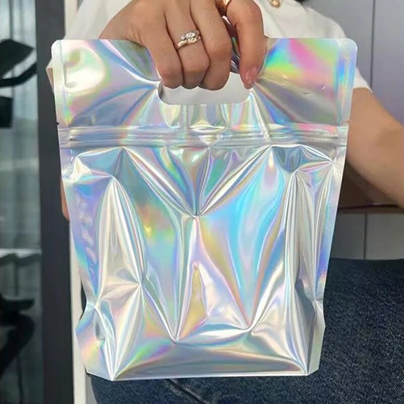 Голографические пакеты zip lock 50 шт Holographic Laser, 22x20x4cm