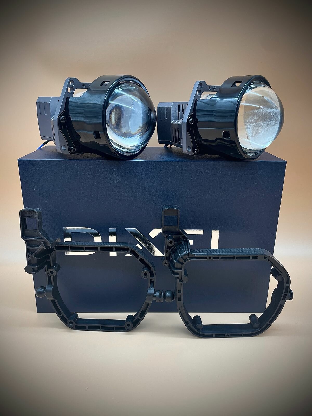 Би лед линзы DIXEL3252 Bi-Led - Audi A4 B8 2007-2015 / Bosch без AFS / Стекло Шагрень