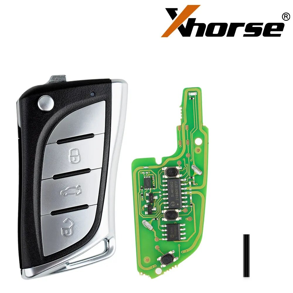 Универсальный супер дистанционный ключ серии Xhorse XE, 5 шт, встроенный суперчип VVDI XEDS01EN XEMQB1EN XEFO01EN XEKF20EN XEKF21EN XELEX0EN, 5pcs XELEX0EN