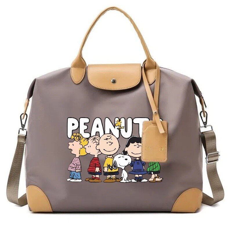 Snoopy Cartoon Printed Canvas Bag Сумка женская оксфордская сумка для хранения ткани.