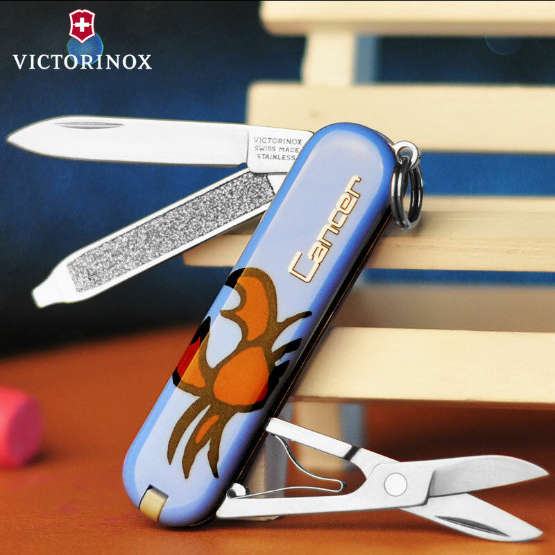 58mm Victorinox classic SD складной нож SAK 0.6203 Функции инструмент для туризма 12 Знаков Зодиака Скорпион